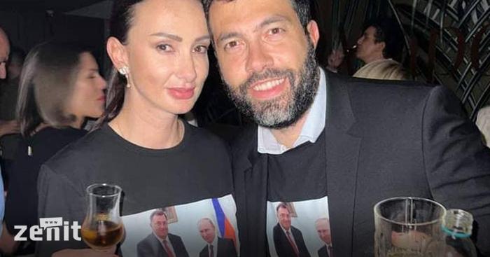 Gorica i Igor Dodik sa majicama na kojima su Putin i Dodik pratili ...