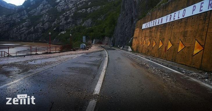 Saobraćaj od Jablanice prema Mostaru i dalje obustavljen - Zenit.ba