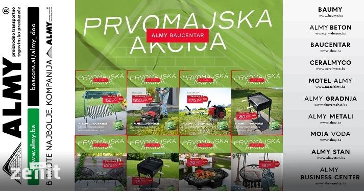 Prvomajska akcija u Almy Baucentrima - Zenit.ba